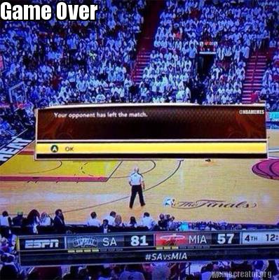 Meme Creator - Funny Game Over Meme Generator at MemeCreator.org!