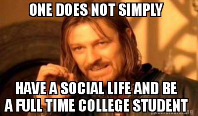 College Senior Meme Blank