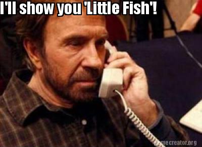 Meme Creator - Funny I'll show you 'Little Fish'! Meme Generator at ...