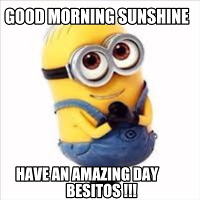 Cute Good Morning Sunshine Meme