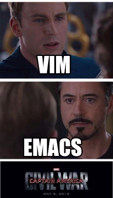 Meme Creator - Funny vim emacs Meme Generator at MemeCreator.org!