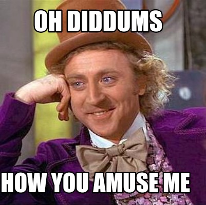 Diddums Memes Meme Creator Funny Oh Diddums How You Amuse Me Meme