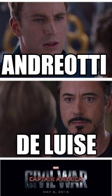 Meme Creator - Funny Andreotti De Luise Meme Generator at MemeCreator.org!