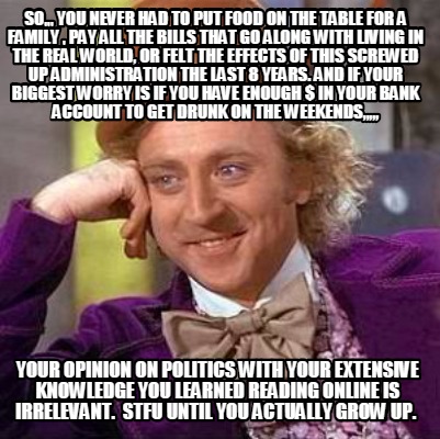 Your Opinion Is Irrelevant Meme