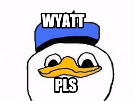 Meme Creator - Funny Wyatt Pls Meme Generator at MemeCreator.org!