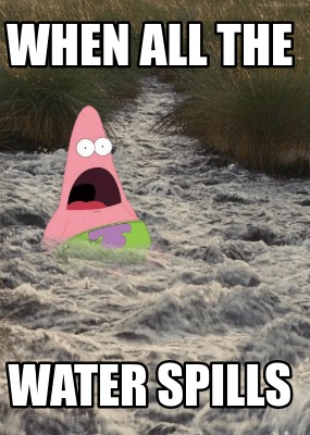 Meme Creator - Funny when all the water spills Meme Generator at ...