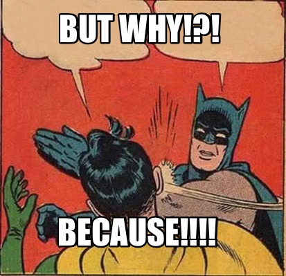 Meme Creator - Funny But why!?! Because!!!! Meme Generator at ...