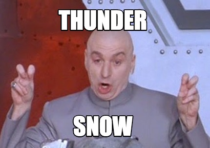 Meme Creator - Funny Thunder snow Meme Generator at MemeCreator.org!