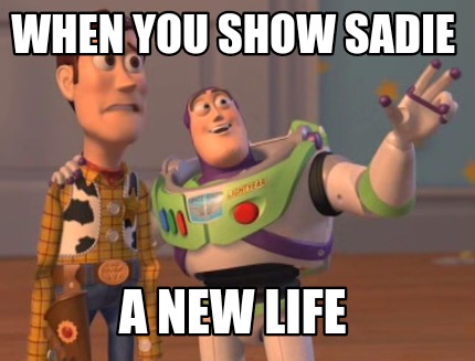 Meme Creator - Funny When you show sadie A new life Meme Generator at ...