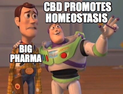 Meme Creator - Funny CBD promotes Homeostasis BIG PHARMA Meme Generator ...