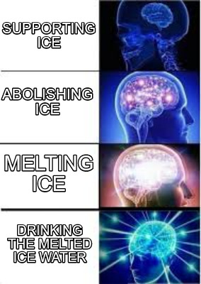 Meme Creator - Funny Supporting ice abolishing ice melting ice drinking ...