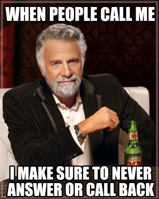 Call Me Back Meme