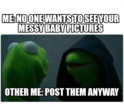 Evil Baby Meme Plain