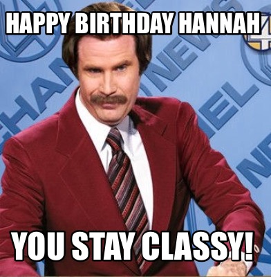 Happy Birthday Hannah Memes