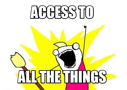 Meme Creator - Funny ACCESS TO ALL THE THINGS Meme Generator at ...