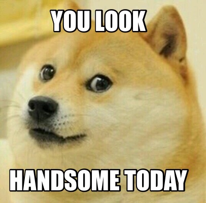 You Are Handsome Meme