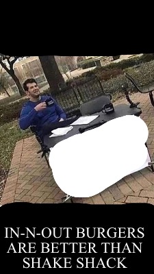 Meme Creator - Funny In-N-Out burgers are better than Shake Shack Meme ...