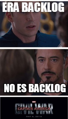 Meme Creator - Funny Era backlog no es backlog Meme Generator at ...