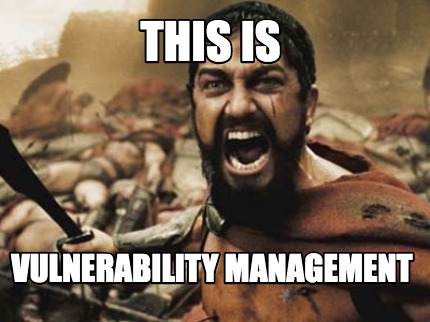 Meme Creator - Funny This is vulnerability management Meme Generator at ...