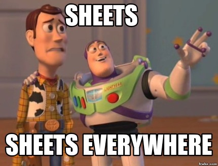 Meme Creator - Funny Sheets Sheets everywhere Meme Generator at ...