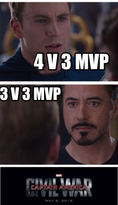Meme Creator - Funny 4 v 3 MVP 3 v 3 MVP Meme Generator at MemeCreator.org!