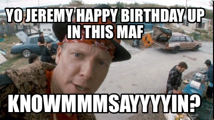 Happy Birthday Jeremy Memes Jeremy Birthday Card Etsy UK