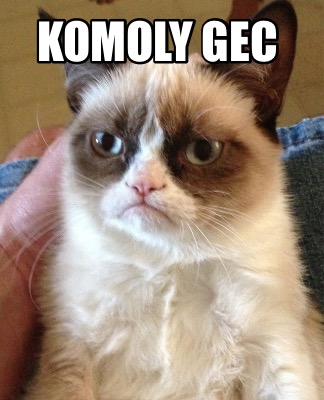 Meme Creator - Funny Komoly gec Meme Generator at MemeCreator.org!