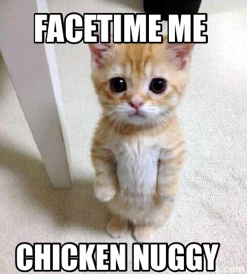 Meme Creator - Funny facetime me chicken nuggy Meme Generator at ...