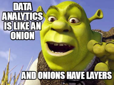 Meme Creator - Funny Data Analytics is like an Onion And Onions have ...