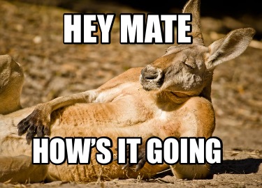 Meme Creator - Funny Hey mate How’s it going Meme Generator at ...
