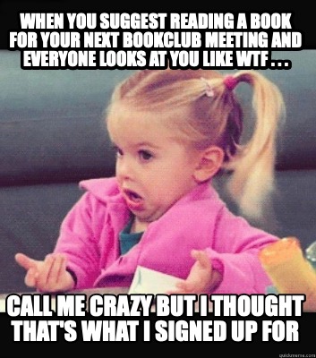 Book Club Reading Meme