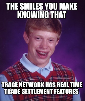 Meme Creator - Funny The smiles you make knowing that Trace Network has ...