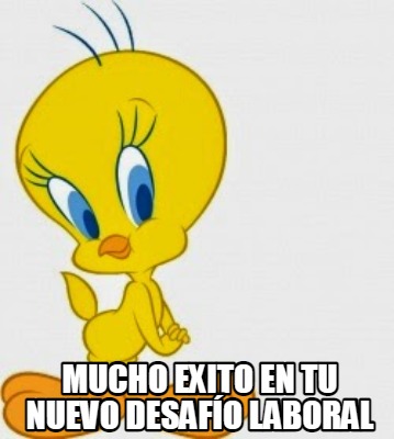 Meme Creator - Funny Mucho exito en tu nuevo desafío laboral Meme ...