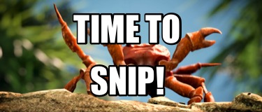 Meme Creator - Funny Time to SNIP! Meme Generator at MemeCreator.org!
