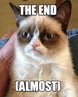 Meme Creator - Funny the end (almost) Meme Generator at MemeCreator.org!