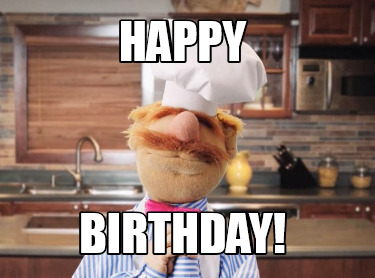 Funny Happy Birthday Swedish Chef Funny Swedish Chef 2" Photographic
