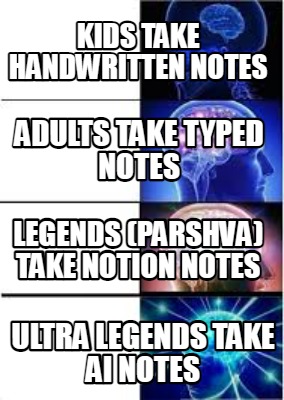 Meme Creator - Funny Kids take handwritten notes Adults take typed ...