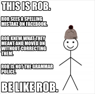 Spelling Police Meme