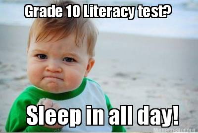 Literacy Test Memes