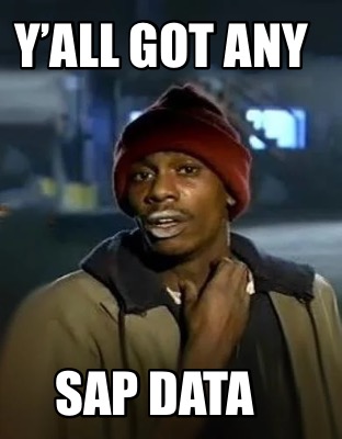 Meme Creator - Funny Y’all got any Sap data Meme Generator at ...
