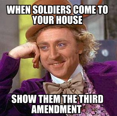 Meme Creator - Funny When soldiers come to your house Show them the ...