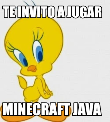 Meme Creator - Funny TE INVITO A JUGAR Minecraft java Meme Generator at ...