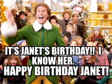 Happy Birthday Janet Memes Happy Birthday Jeannie GIF Images