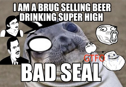 Awkward Seal Meme Blank