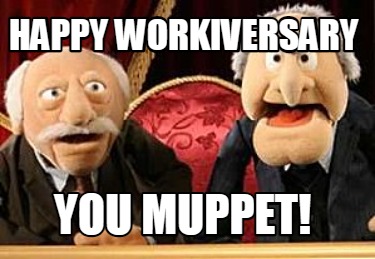 Meme Creator - Funny happy workiversary you muppet! Meme Generator at ...