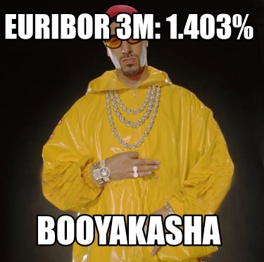 Meme Creator - Funny Euribor 3m: 1.403% Booyakasha Meme Generator at ...