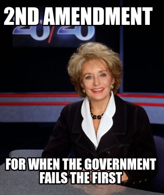 Meme Creator - Funny 2nd amendment For when the government fails the ...