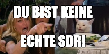 Meme Creator - Funny Du bist keine echte sdr! Meme Generator at ...