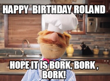 Funny Happy Birthday Swedish Chef Funny Swedish Chef 2" Photographic