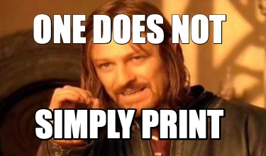 One Does Not Simply Generator